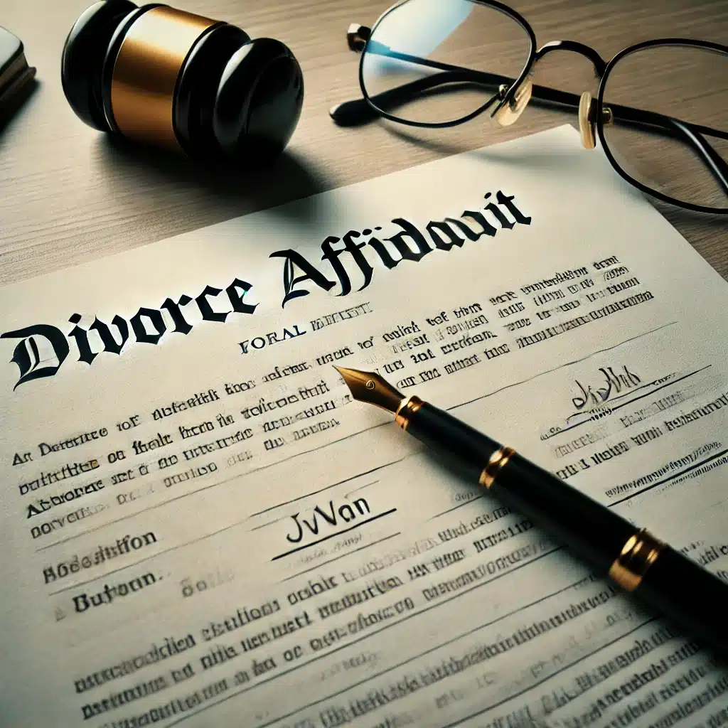 Texas Divorce Affidavits: A Guide for 2025